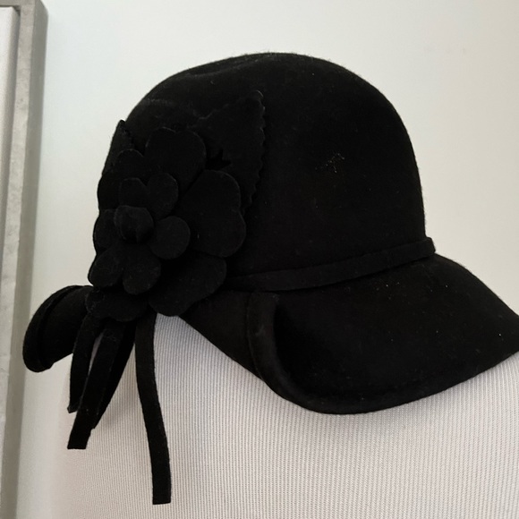 fair weather | Accessories | Fair Weather Black Wool Bucket Hat One ...